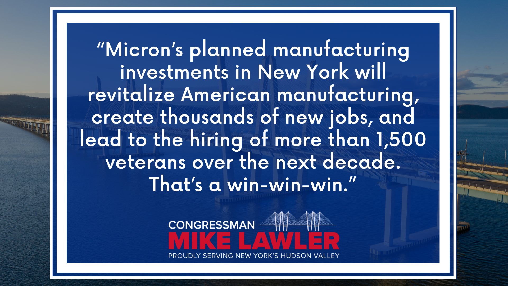 REP. LAWLER JOINS WILLIAMS AND NY DELEGATION COLLEAGUES IN SENDING ...