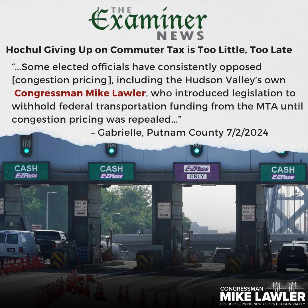 LTE: Examiner News: Gabrielle: Hochul Giving Up on Commuter Tax is Too ...